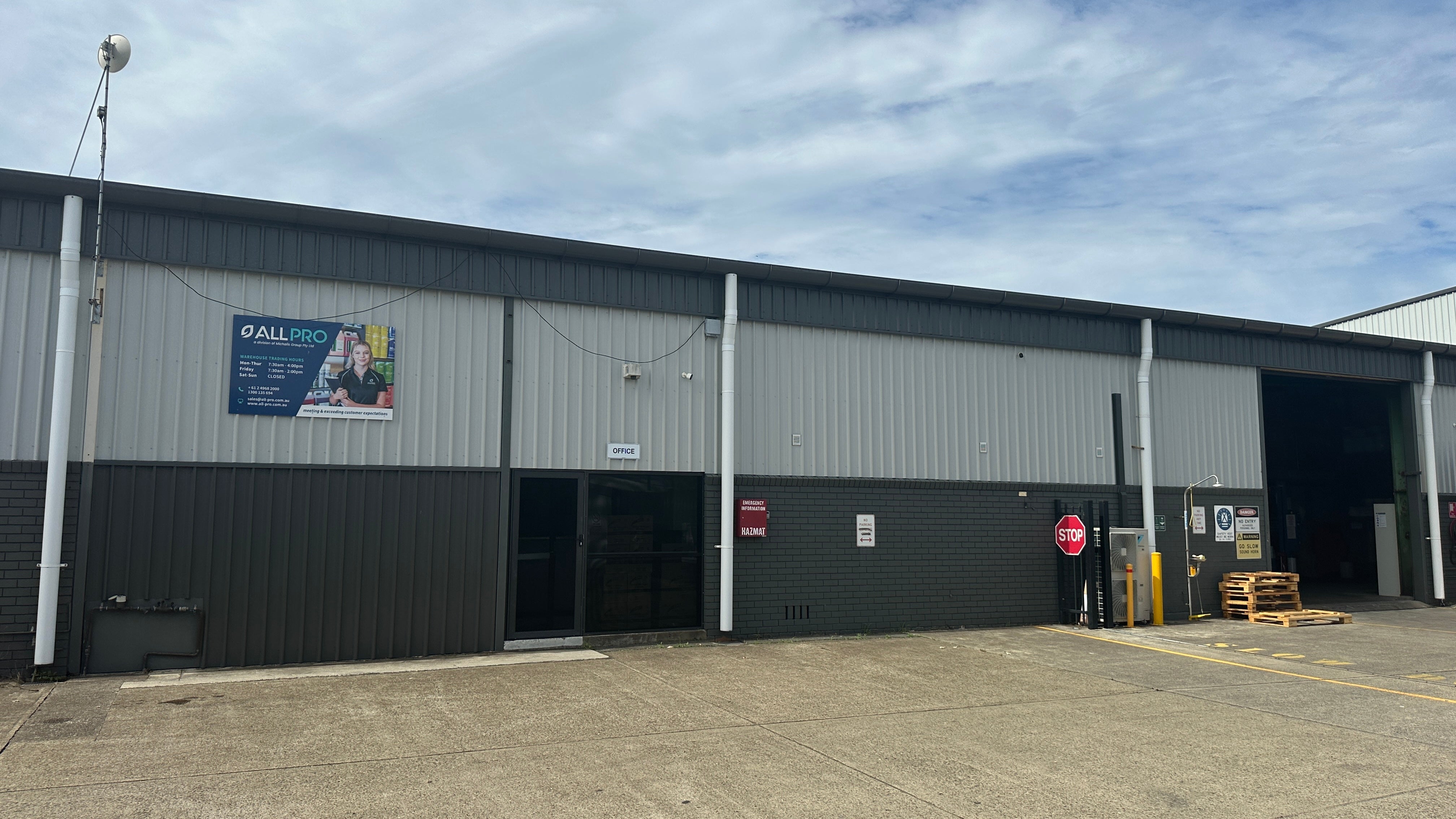Sandgate Factory Entrance – All Pro